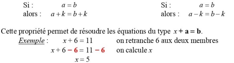 Les équations 4ème : cours et exercices corrigés